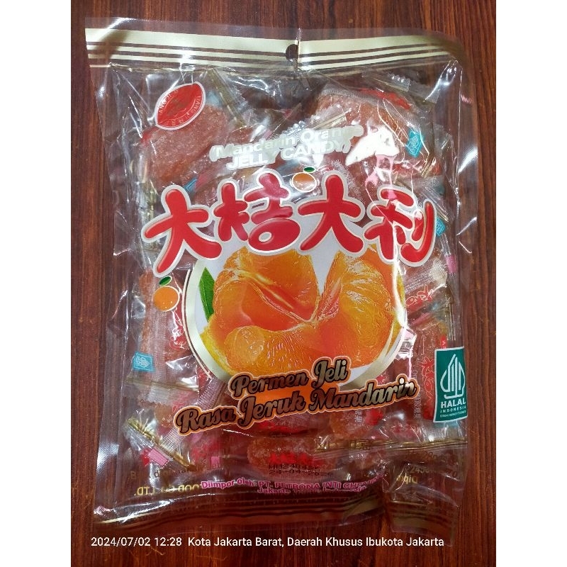Jual PERMEN JELI RASA JERUK MANDARIN 504 gr | Shopee Indonesia