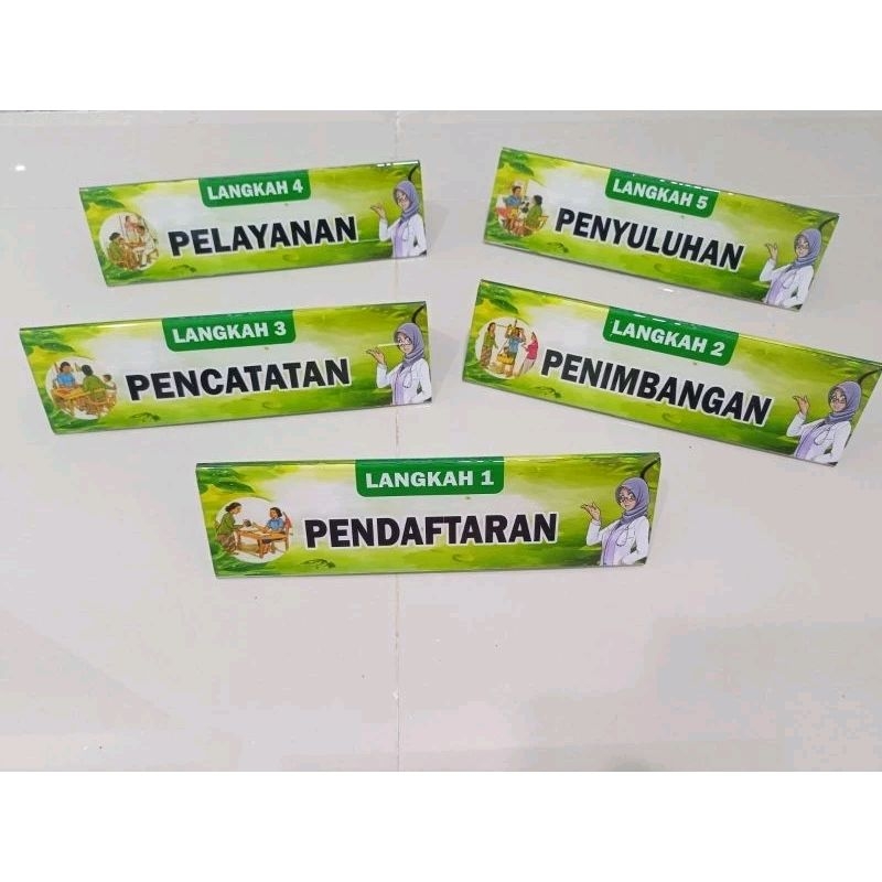 Jual Papan Nama Meja Posyandu isi 5 Papan | Shopee Indonesia
