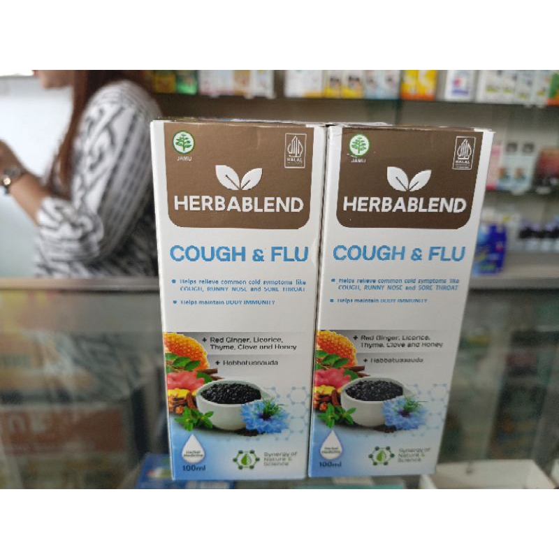 Jual HERBABLEND obat batuk dan flu / pilek Herbal | Shopee Indonesia