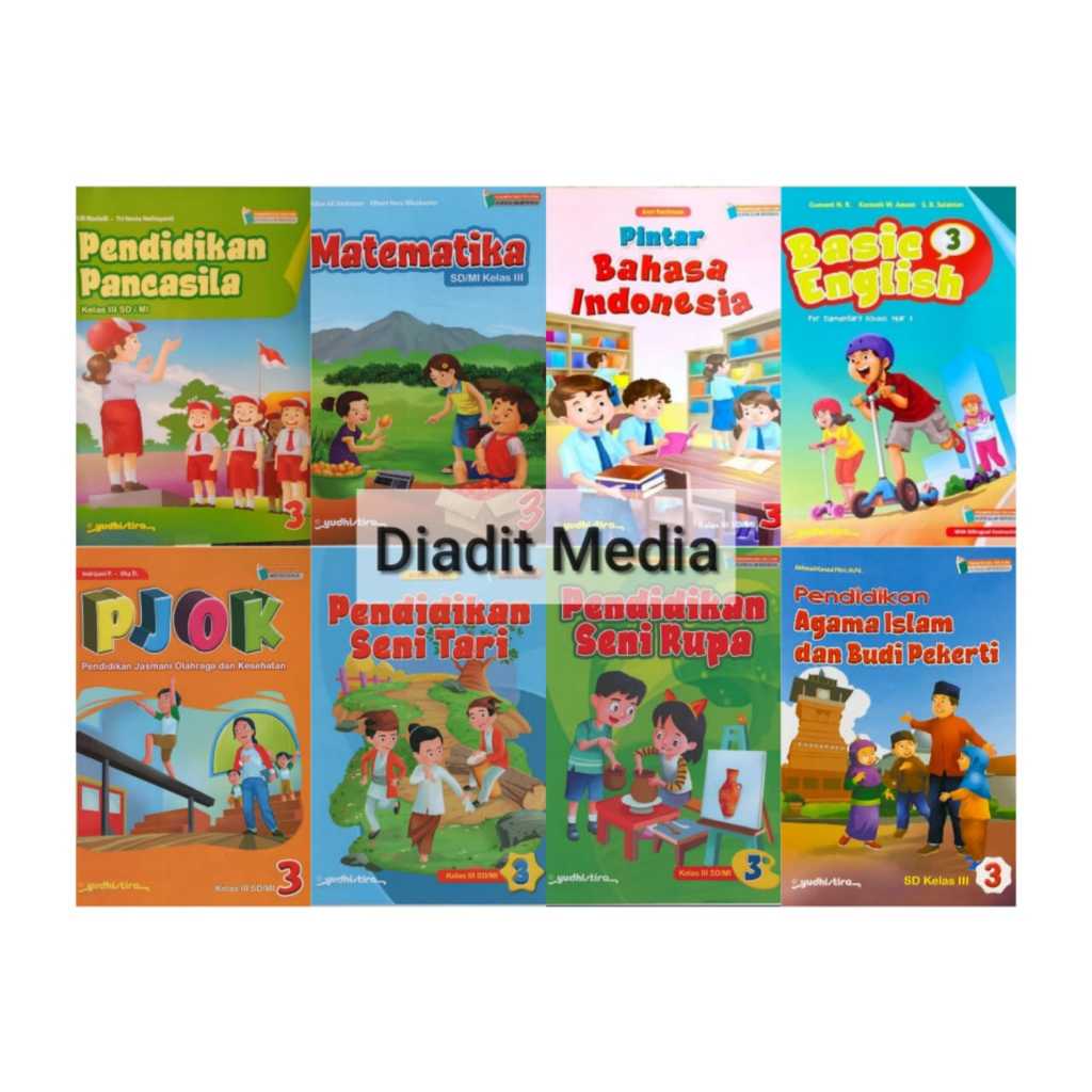 Jual Buku Paket Kelas 3 SD/MI kurikulum Merdeka -Yudhistira | Shopee Indonesia