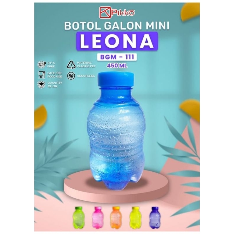 Jual BOTOL MINUM GALON MINI LEONA PIKKO 450ML | Shopee Indonesia