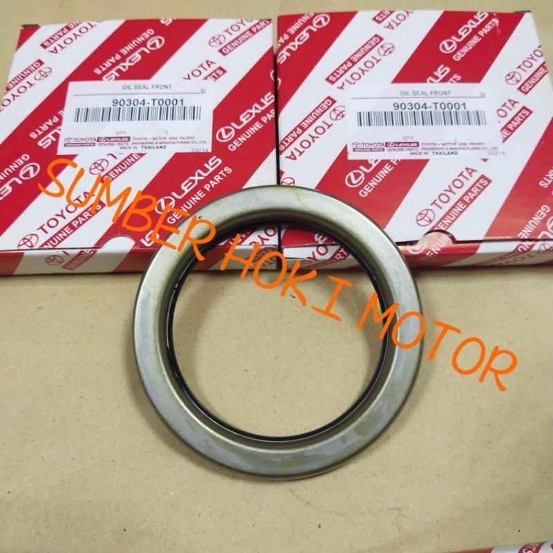 Jual OIL SEAL RODA DEPAN TOYOTA HILUX VIGO FORTUNER ORI 90304-T0001 ...