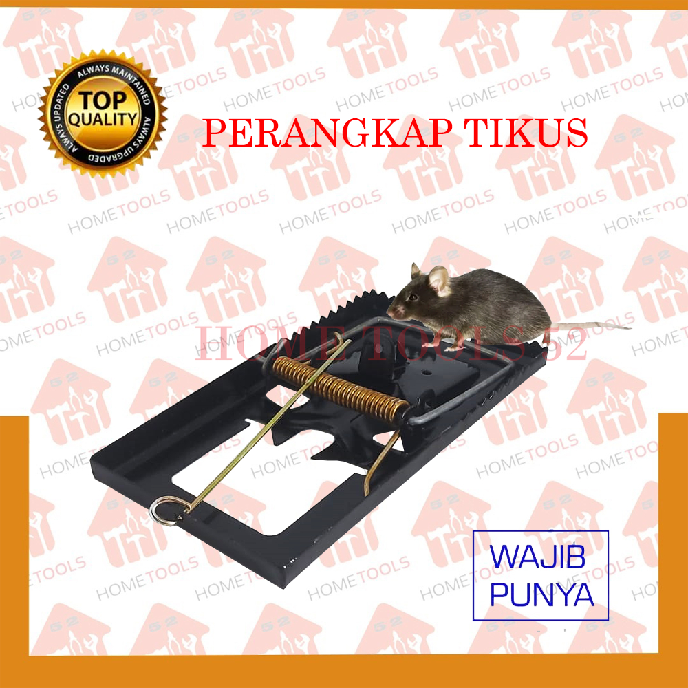 Jual Alat Jebakan Tikus /Perangkap Tikus /Penjepit Tikus Besi Tebal ...