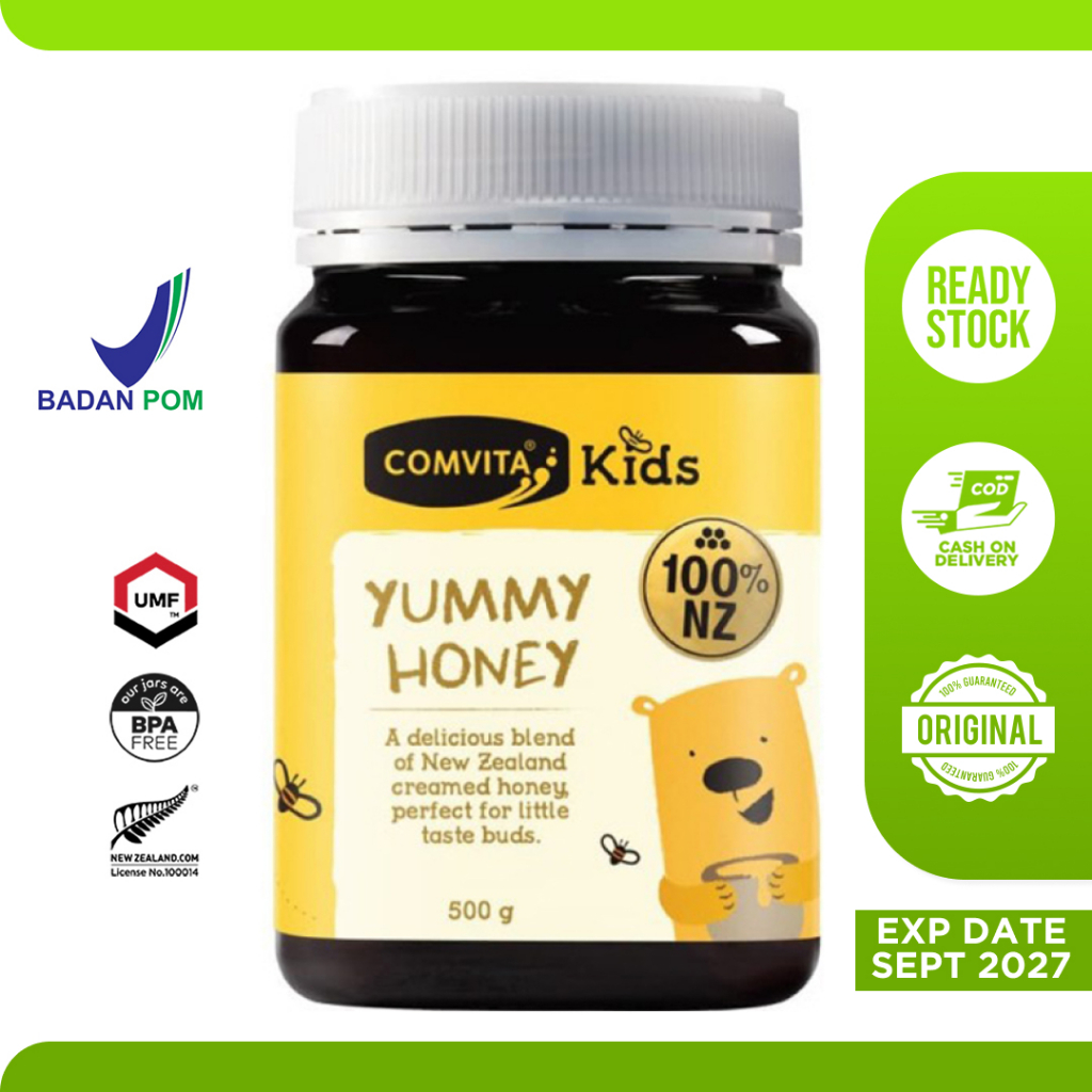 Jual Madu Honey Manuka Kids Yummy Comvita 500g - Murni Original Asli ...