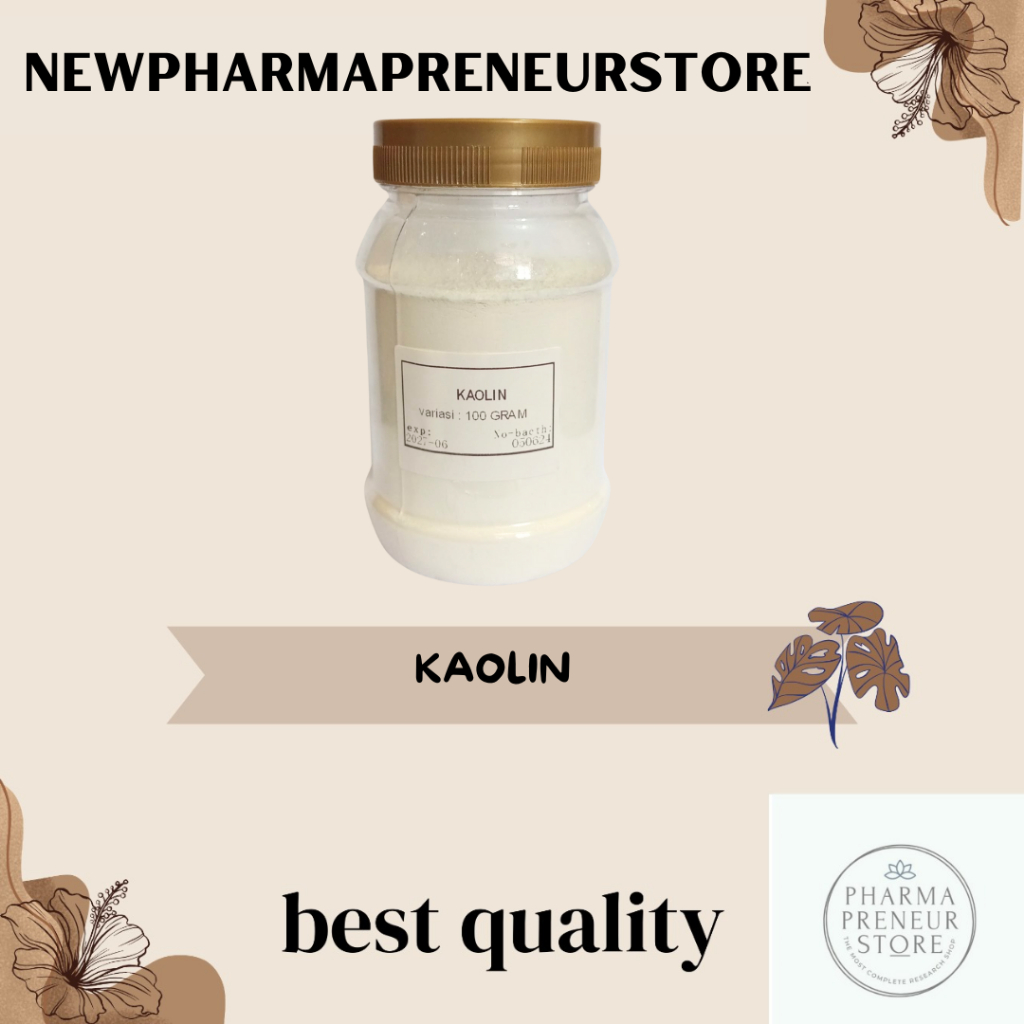Jual KAOLIN SERBUK / KAOLINUM POWDER 100 GRAM BEST QUALITY | Shopee ...