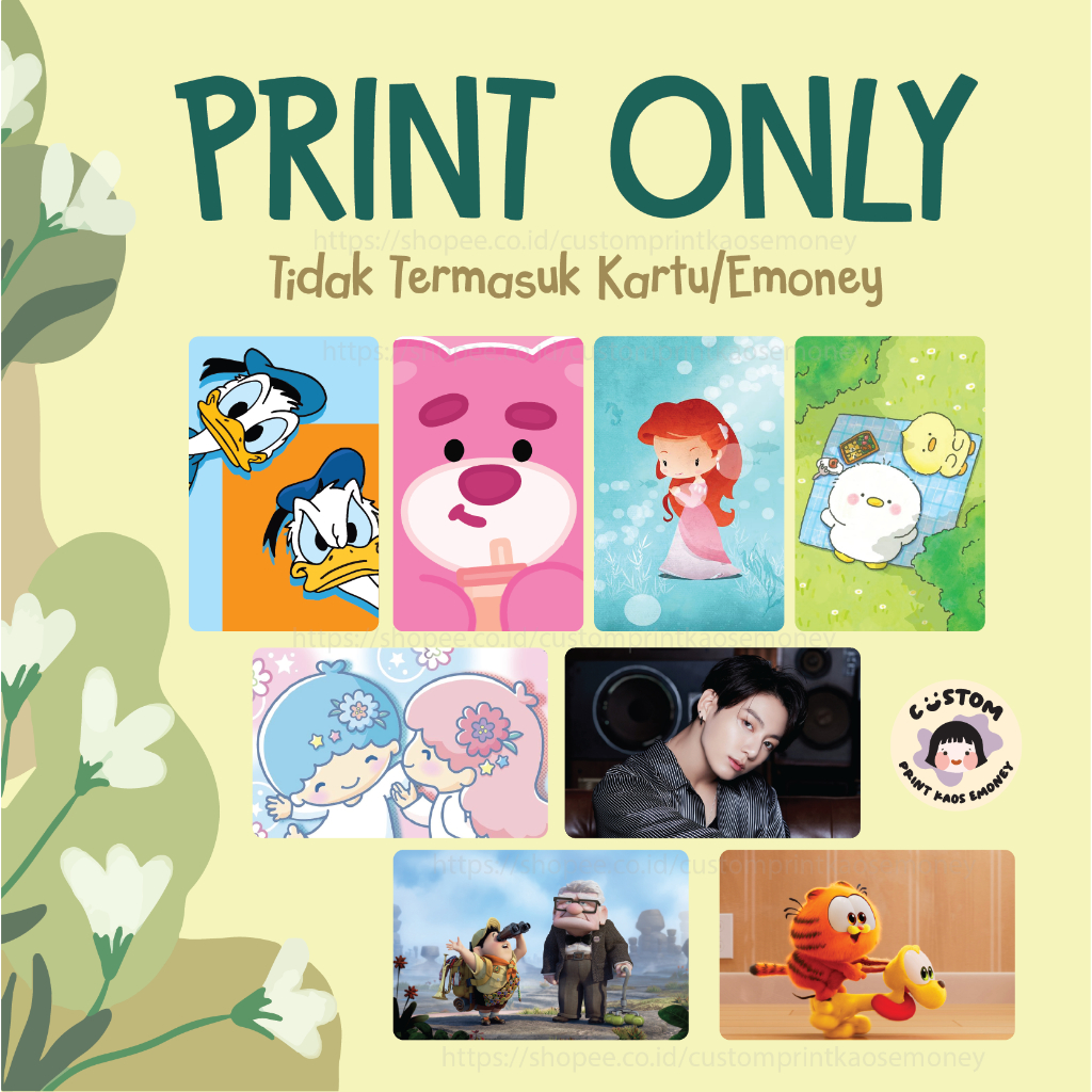 Jual PRINT ONLY PVC / ID CARD / Kartu Anggota / Emoney / KartuParkir ...