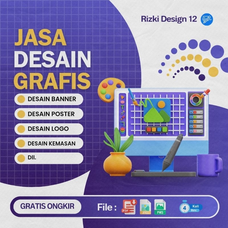 Jual JASA DESAIN GRAFIS BANNER/STIKER/BROSUR/LOGO/PAMFLET/UNDANGAN ...