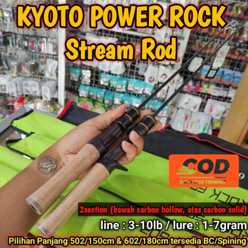 Jual JORAN STREAM KYOTO POWER ROCK / stream rod / joran ul | Shopee ...