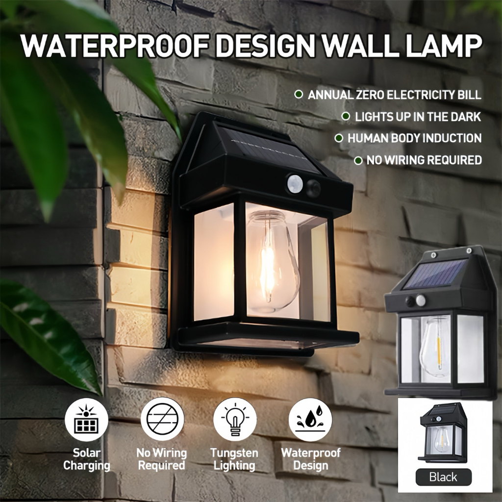 Jual Lampu Solar Tenaga Suraya Sensor gerak lampu solar dinding lampu ...