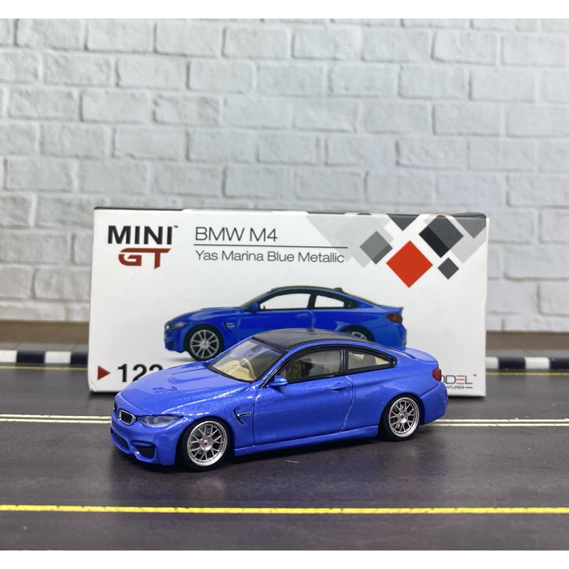 Jual mini gt bmw m4 yas marina blue metallic | Shopee Indonesia