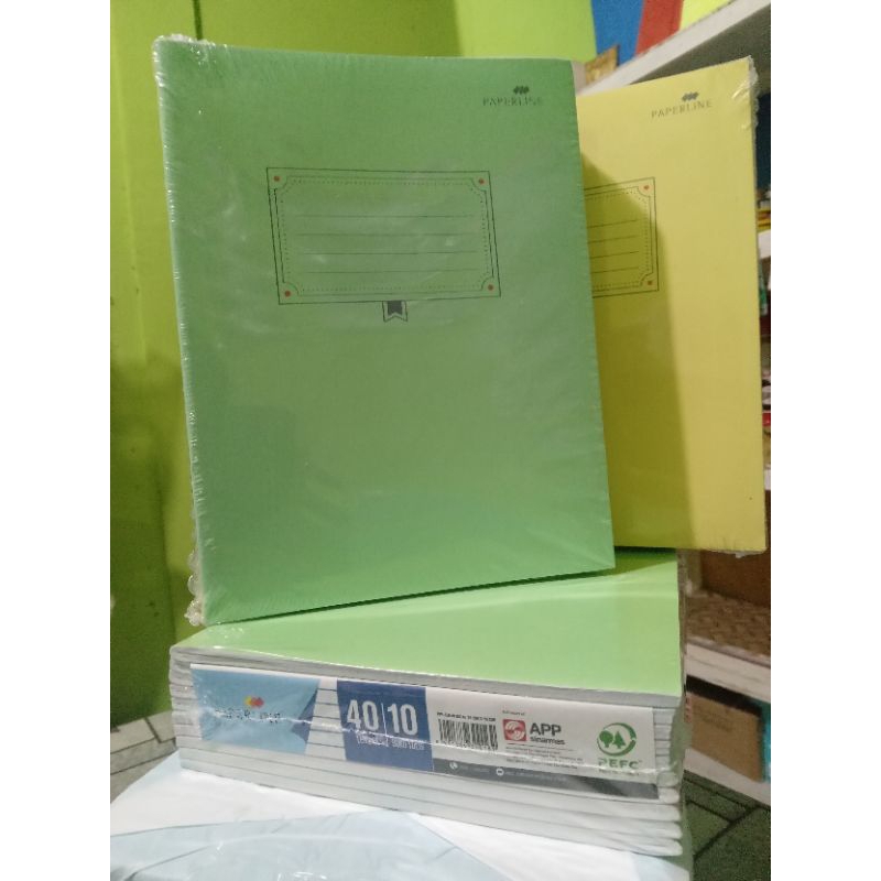 Jual BUKU TULIS PAPERLINE isi 40 lembar (1 pack isi 10 buku) | Shopee ...