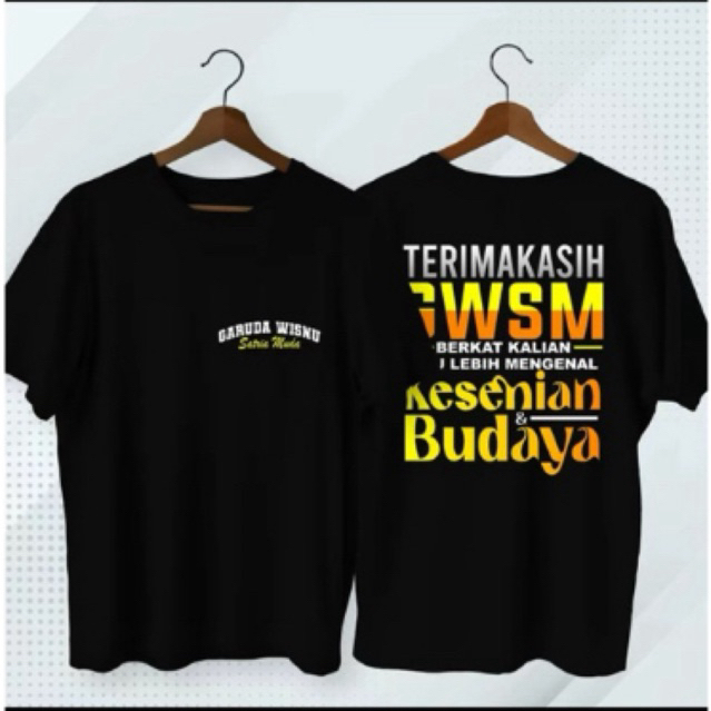 Jual Baju Kaos Terima Kasih GWSM 24s Tshirt Premium Free Sticker ...