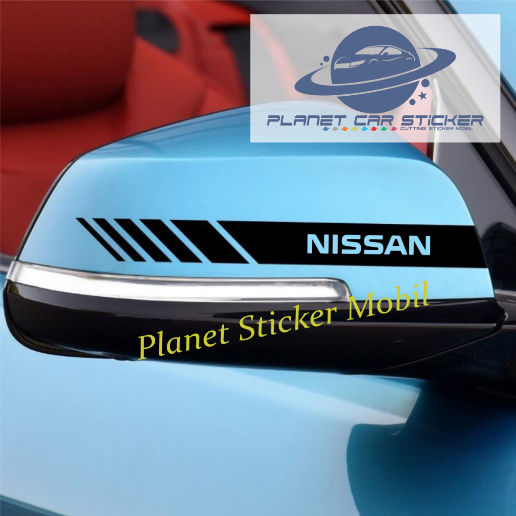 Jual sticker nissan stiker spion mobil nissan livina march xtrail ...