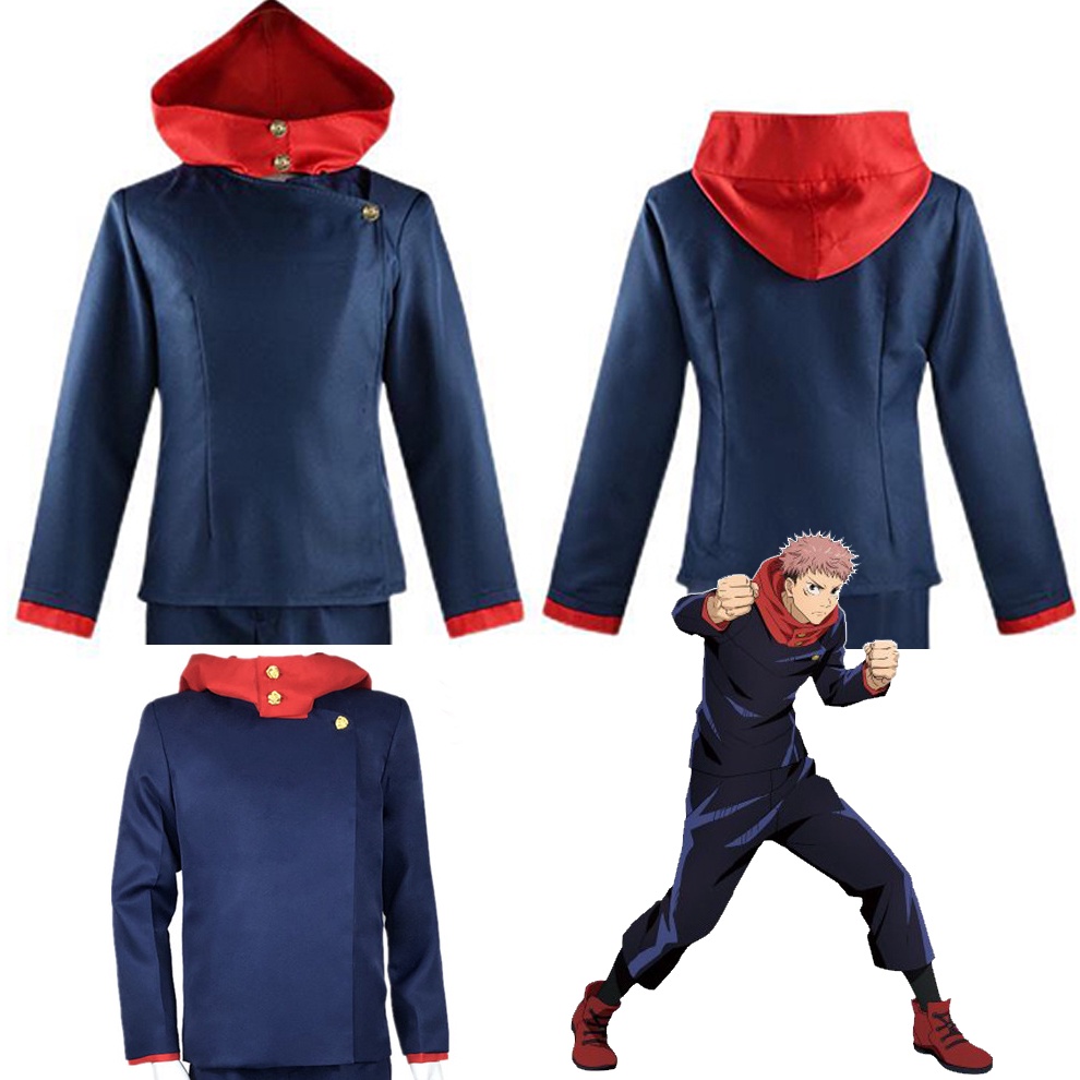 Jual KODE T97R COD JAKET BLAZER ITADORI YUJI ANIME JUJUTSU KAISEN ...