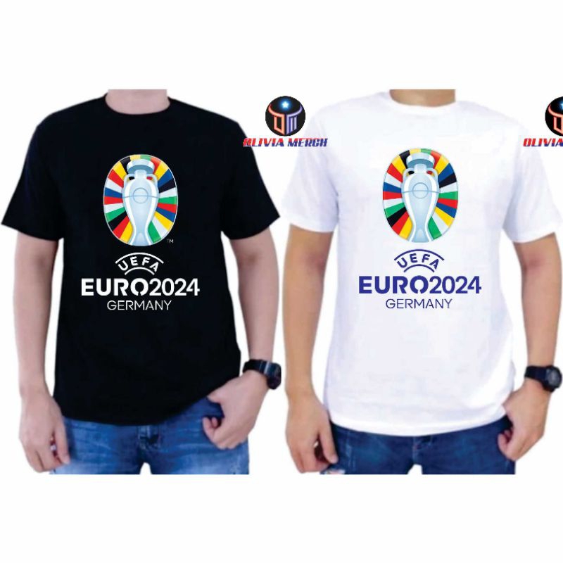 Jual T-shirt Euro 2024 Unisex Kaos Distro Logo Euro 2024 Combed Premium Olivia Merch | Shopee ...