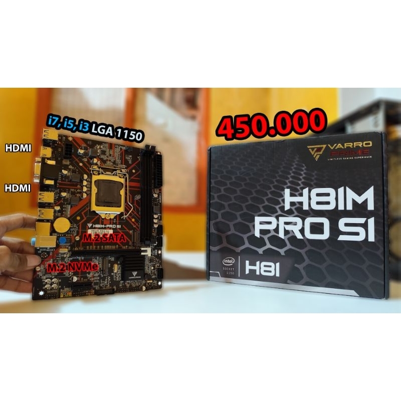Jual Motherboard Varro Gaming H81 Pro S1 Dual Slot M.2 Nvme | Shopee Indonesia