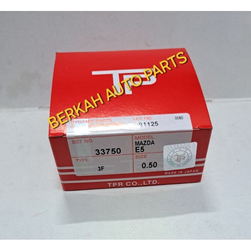 Jual RING PISTON RING SEHER SET MAZDA 323 E5 FORD LASER 1.500CC TP ...
