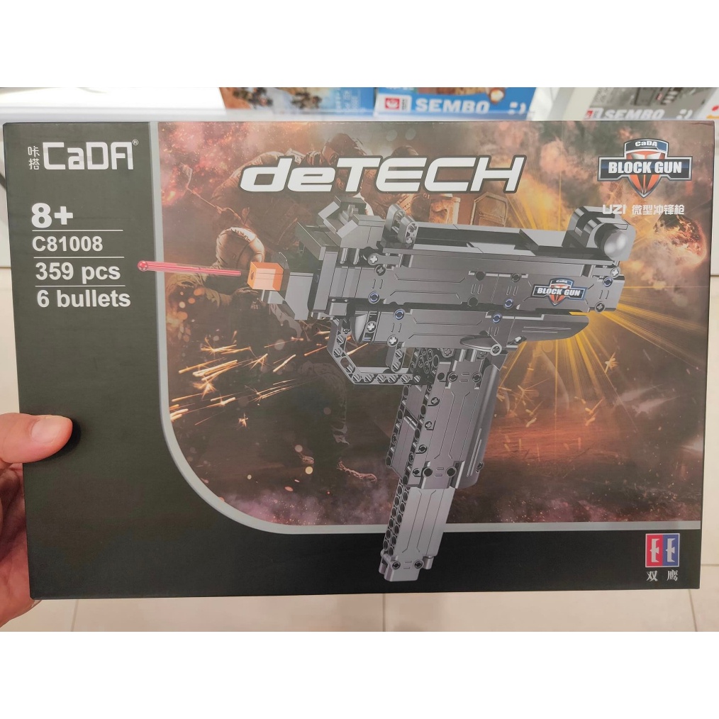 Jual NEW VARIAN Bricks Cadfi Detech Block Gun Model Kit Uzi | Shopee ...