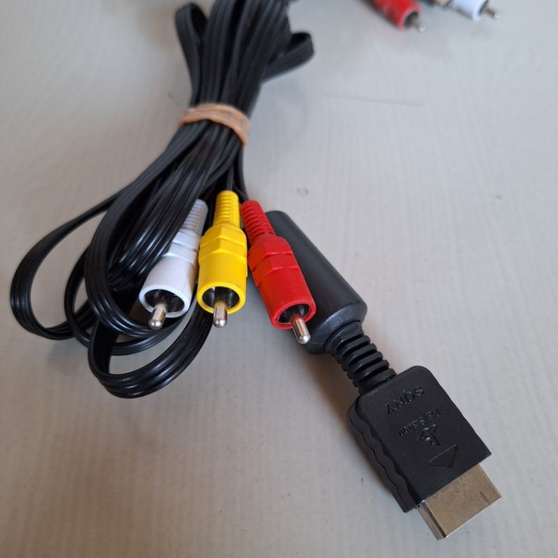Jual Kabel RCA AV PS2 Original | Shopee Indonesia