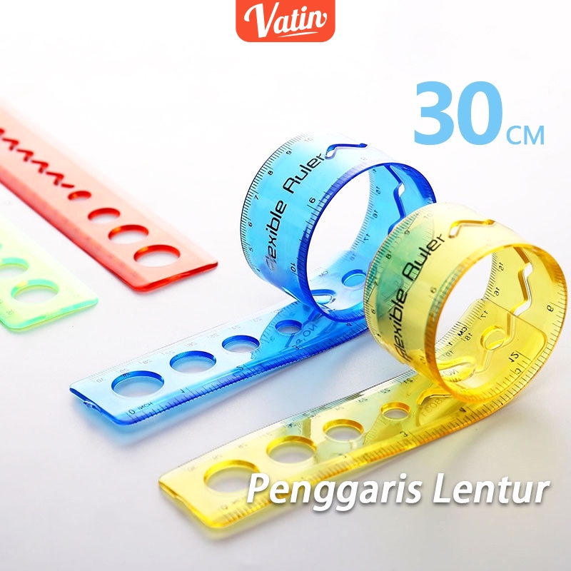 Jual Flexible Ruler Penggaris Lentur 30cm ruler-Vatin_Shop | Shopee ...