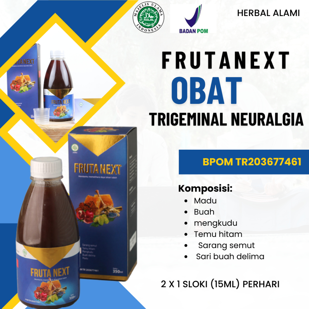 Jual FRUTANEXT HERBAL Obat Trigeminal Neuralgia / Gangguan Pada Saraf ...