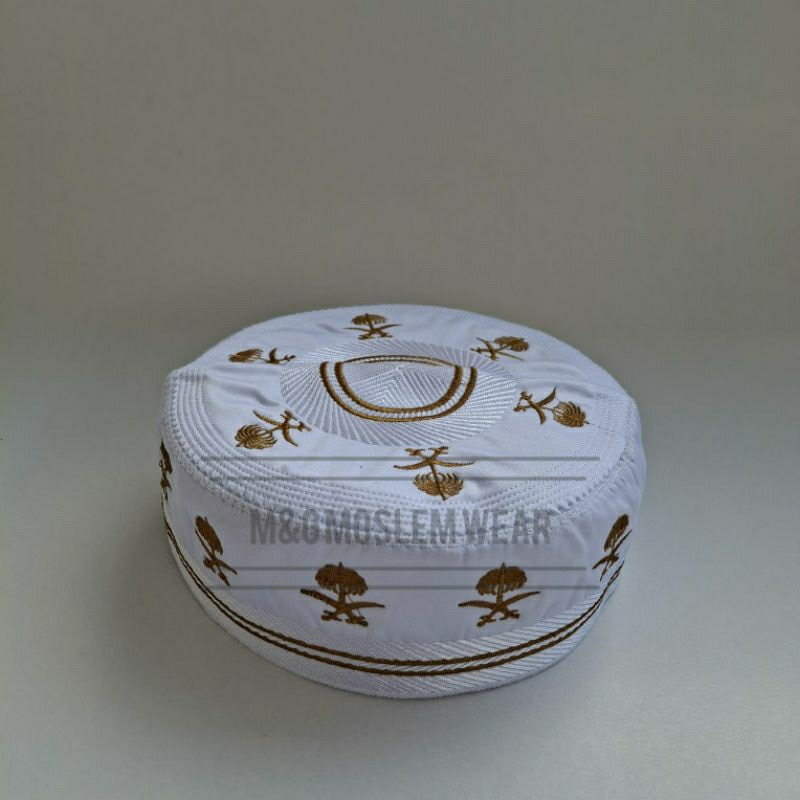 Jual Peci Madinah Bugis Motif Bordir Original | Peci Haji | Songkok ...