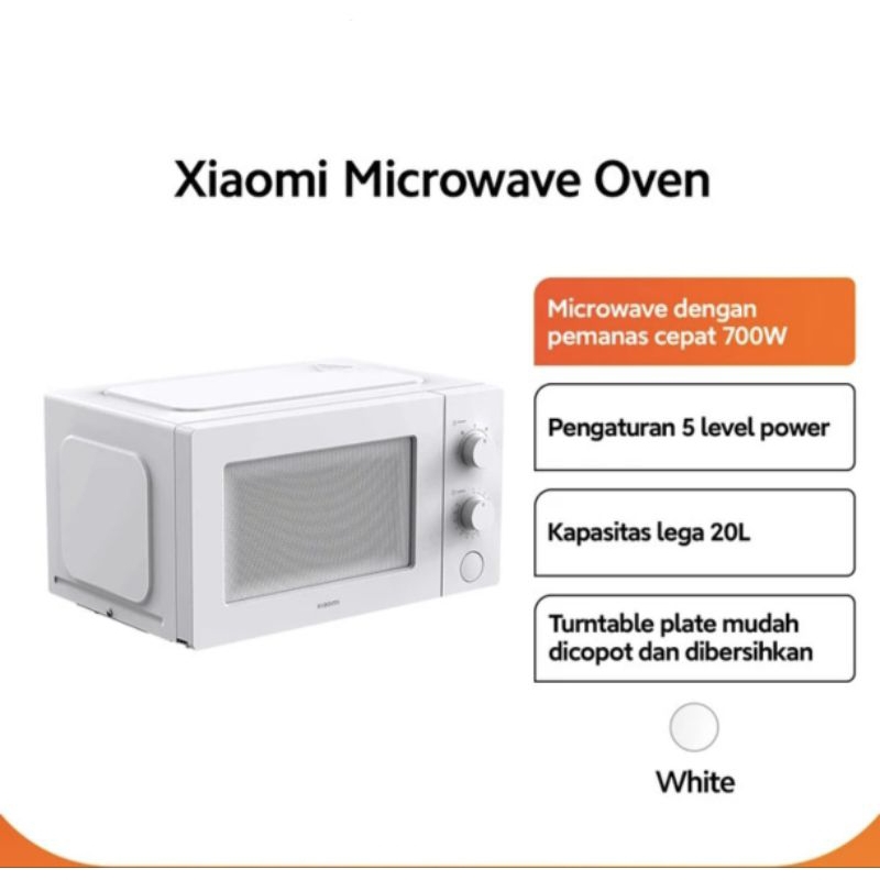 Jual XIAOMI MICROWAVE OVEN UKURAN 20 LITER DAYA 700W GARANSI RESMI ...