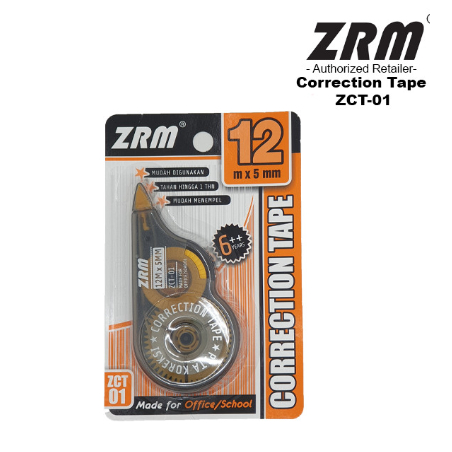 Jual CORRECTION TAPE ZRM ZCT-01 / TIPEX KERTAS ROLL | Shopee Indonesia
