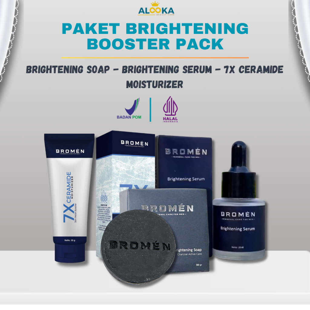 Jual PAKET BRIGHTENING BOOSTER PACK(Brightening Soap + Brightening ...