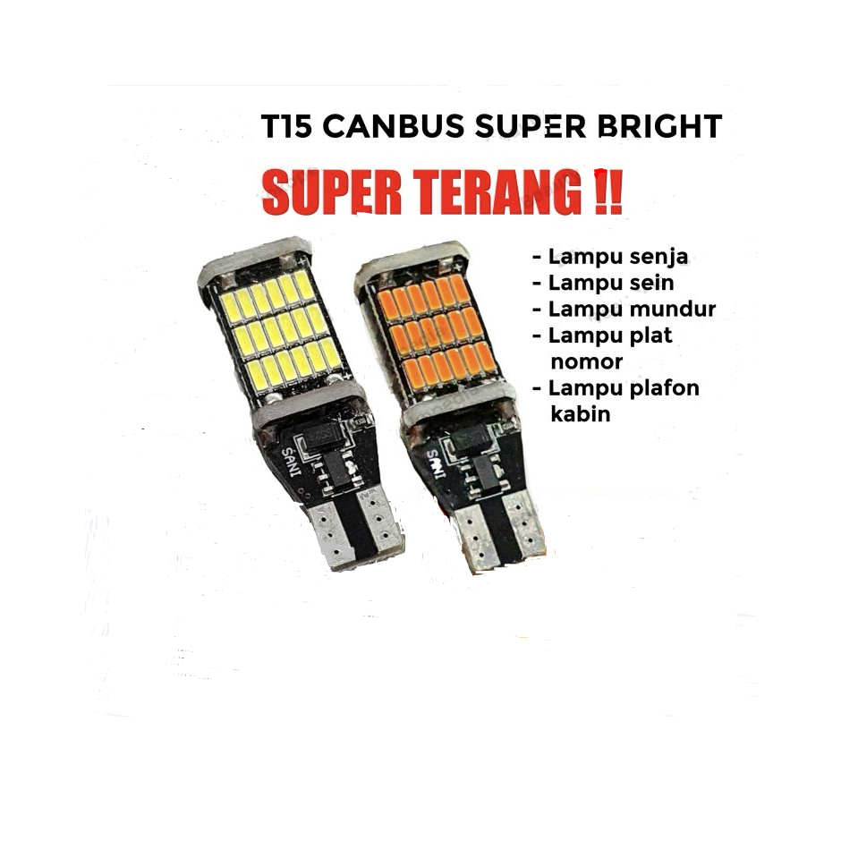 Jual Lampu Led Lampu Sein Sen Lampu Kota T15 T10 W16W 45SMD | Shopee Indonesia