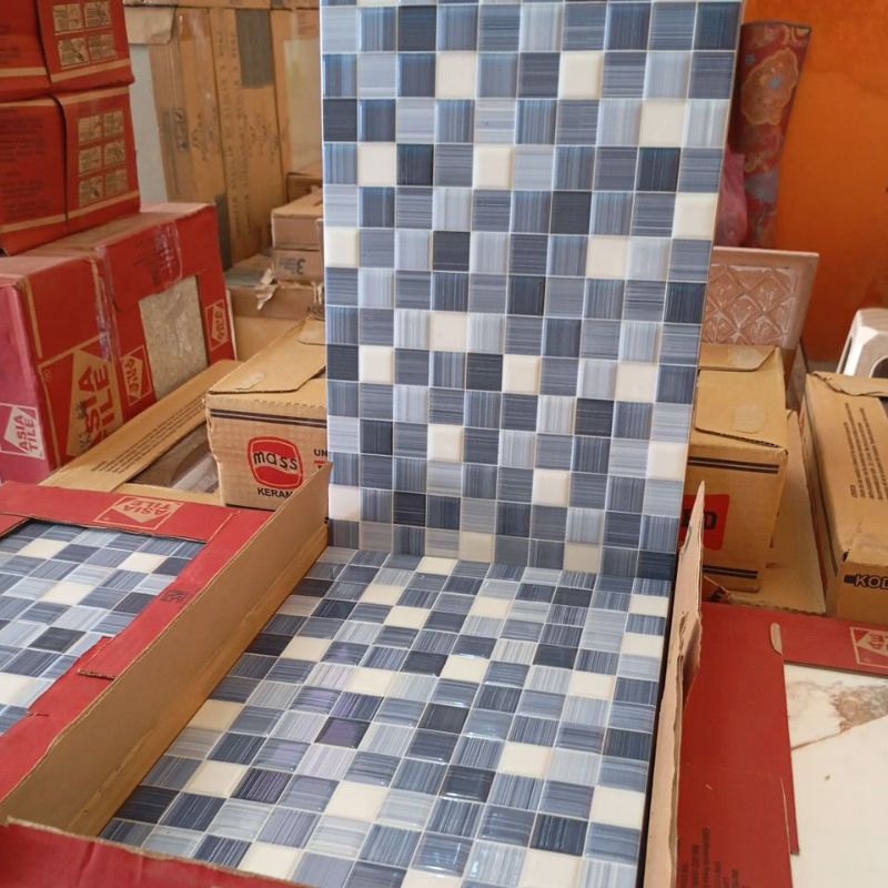 Jual keramik 25 x 40 Eton blue ( mozaik biru gradasi) kw1 | Shopee ...