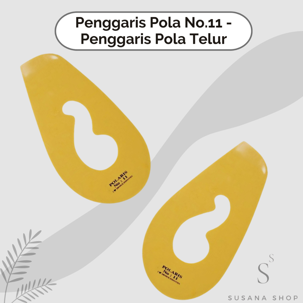 Jual Penggaris Pola Lengkung No.11 / Penggaris Pola Telur / Penggaris ...
