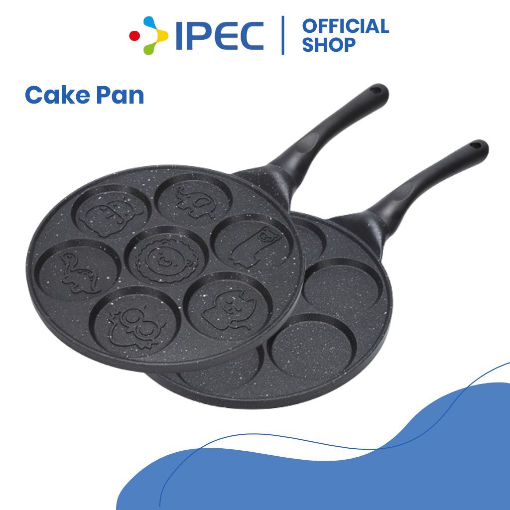 Jual 7 Lubang Cute Animal Frying Pan 26cm Non-stick Pan - Telur Dadar ...
