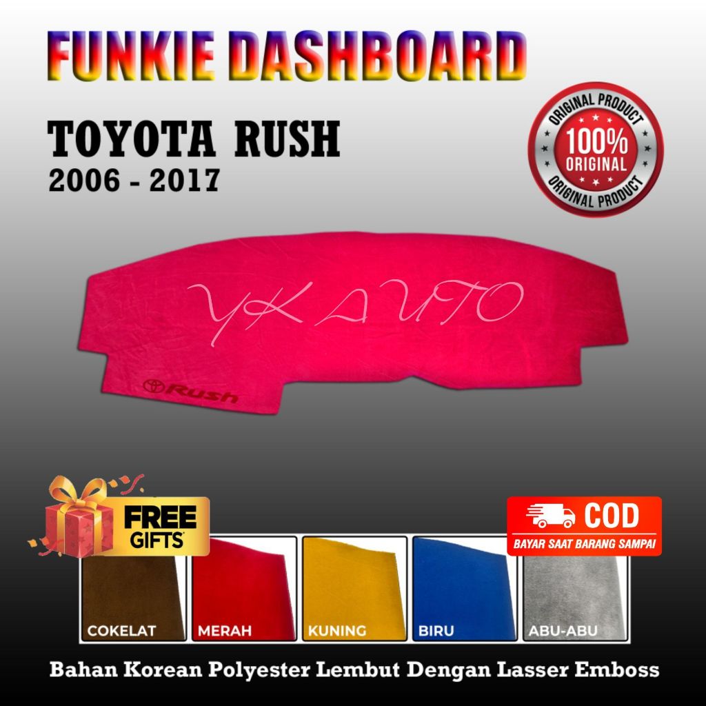 Jual Funkie Dashboard Rush Gen1 Cover Dasboard Toyota Rush Gen1 Dasbor ...