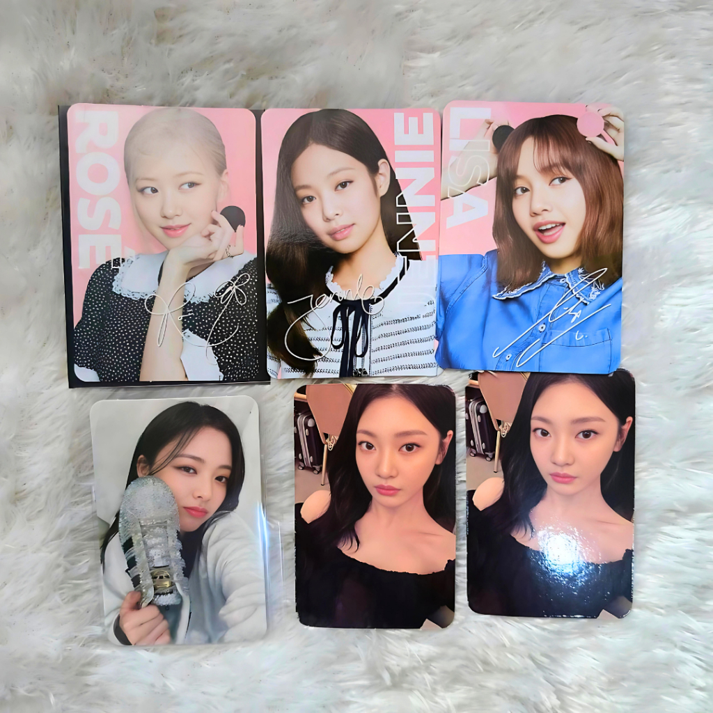 Jual Photocard Pc Official Yuna Itzy Jennie Rose Lisa Blackpink Ningning Aespa Oreo Cgv Sepatu