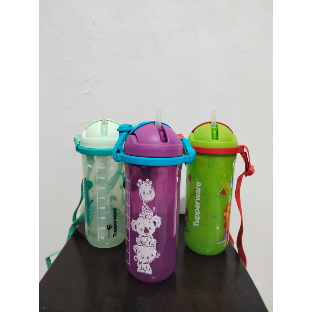 Jual Tupperware kiddos tumbler with straw botol minum anak kapasitas ...