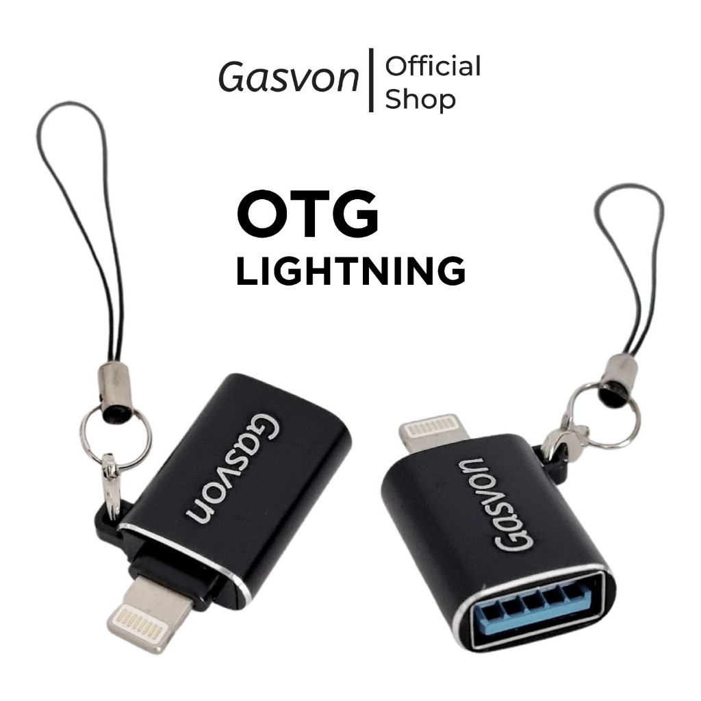 Jual Gasvontech - Mini OTG USB TO L Adapter Converter USB 3.0 Plug Play ...
