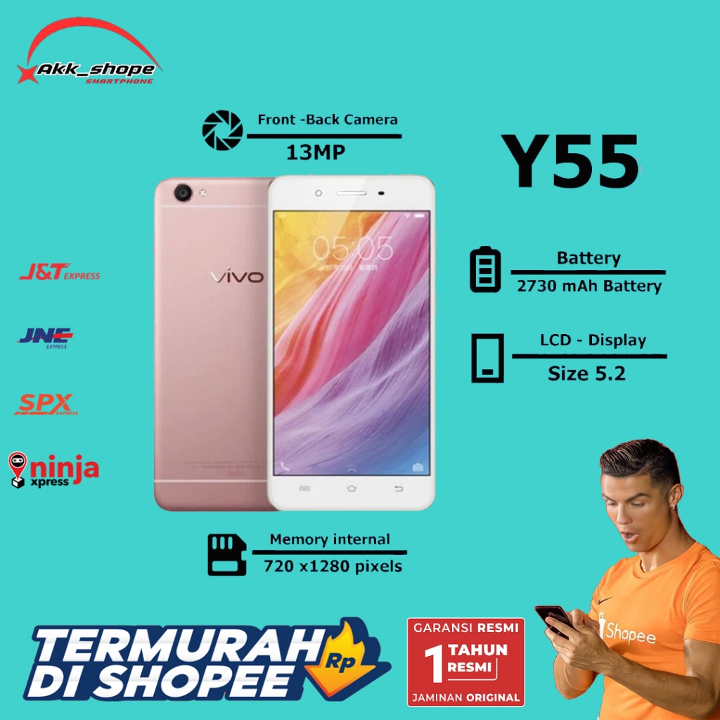 Jual VIVO Y55 RAM 3/32GB 4G HP Smartphone Android GARANSI | Shopee Indonesia