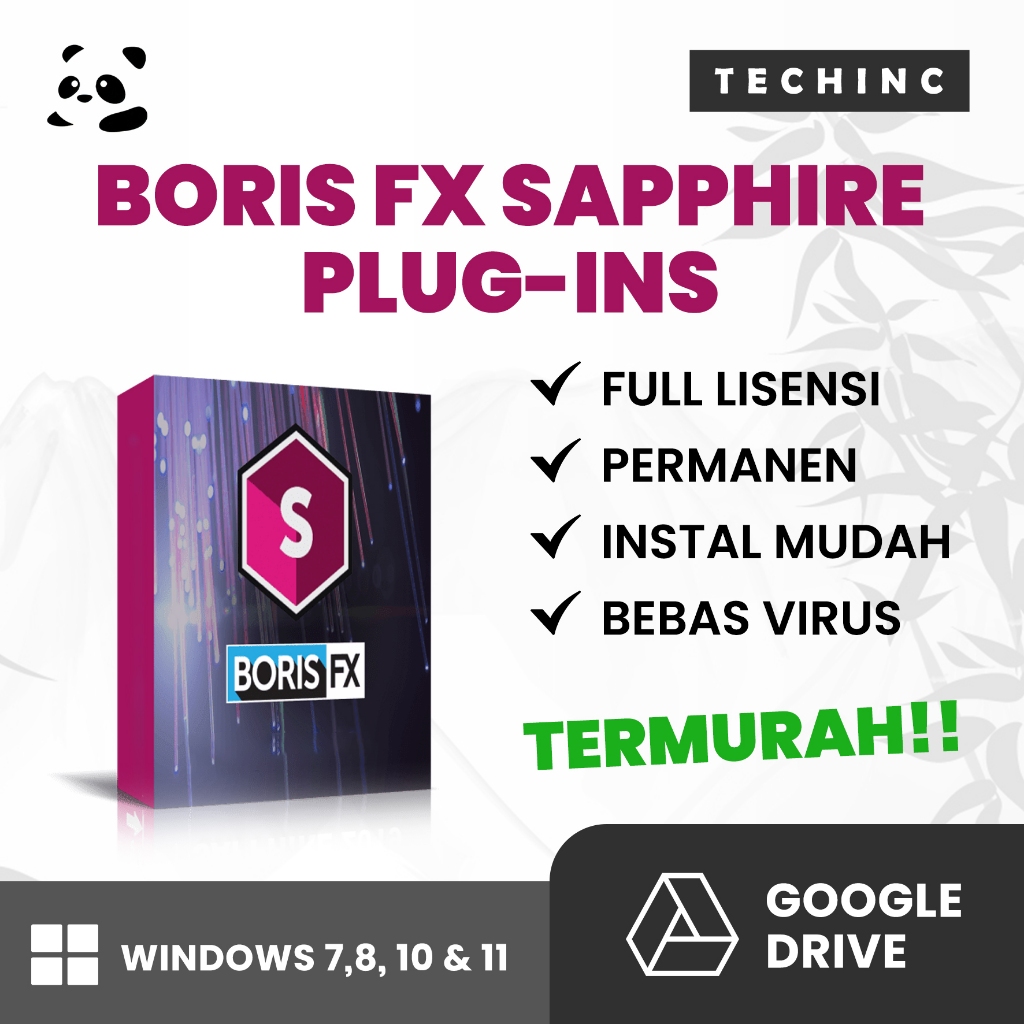 Jual Boris FX Sapphire 2024 Plug-ins for Adobe Premiere/ Photoshop/ After Effects / OFX ...