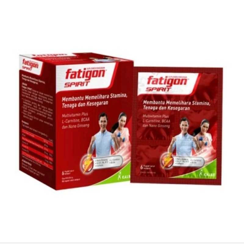 Jual Fatigon Spirit 1box isi 10 sachet | Shopee Indonesia