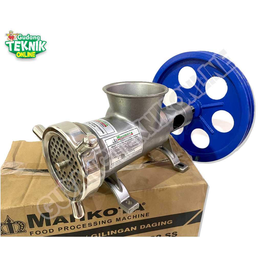 Jual Gilingan Daging STEINLESS NO.32 MM32 SS MAHKOTA / Alat Penggiling ...