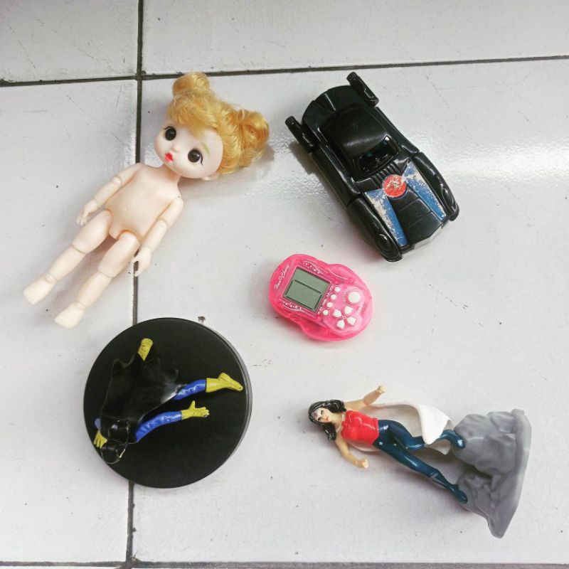 Jual Mainan Happy Meal McDonalds McD KFC Burger King Hokben A&W 5 Preloved Second Murah | Shopee ...