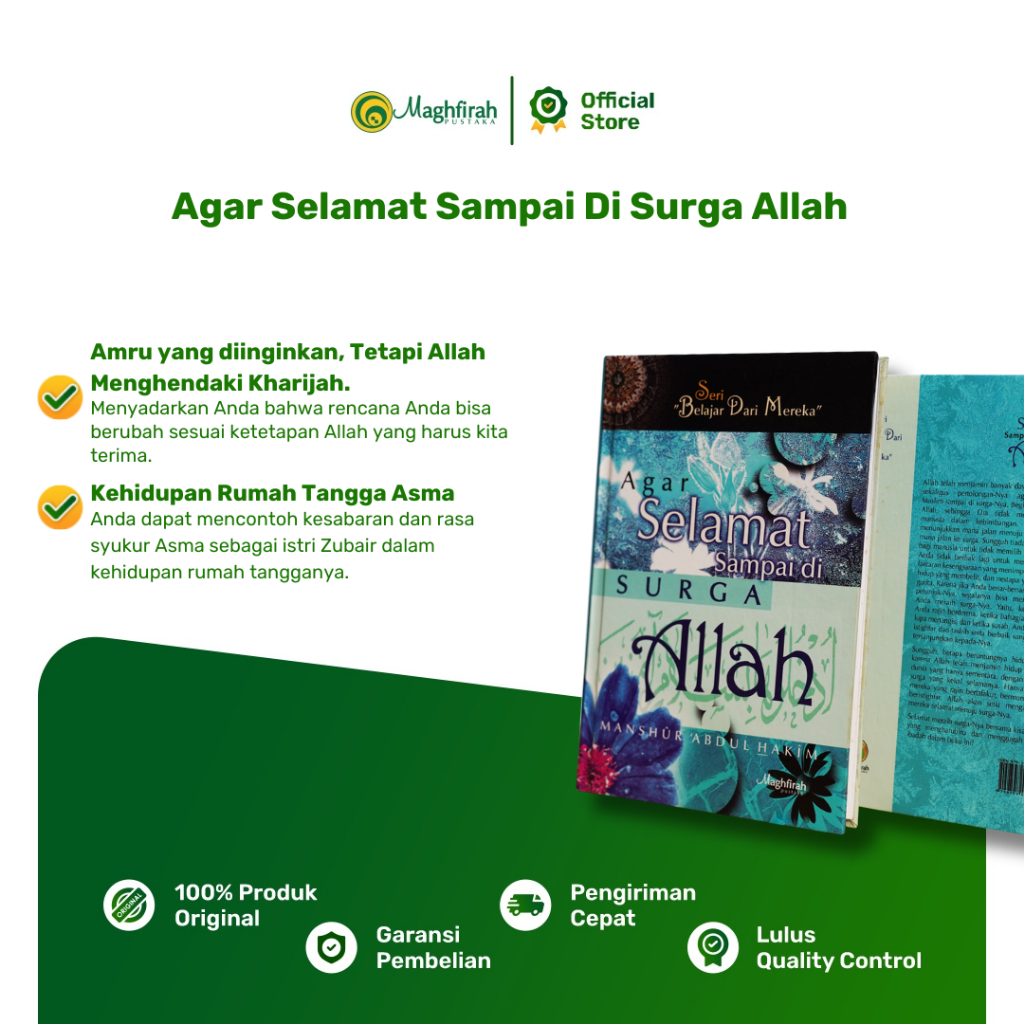 Jual Maghfirah Pustaka Agar Selamat Sampai Di Surga Buku Motivasi Islam ...