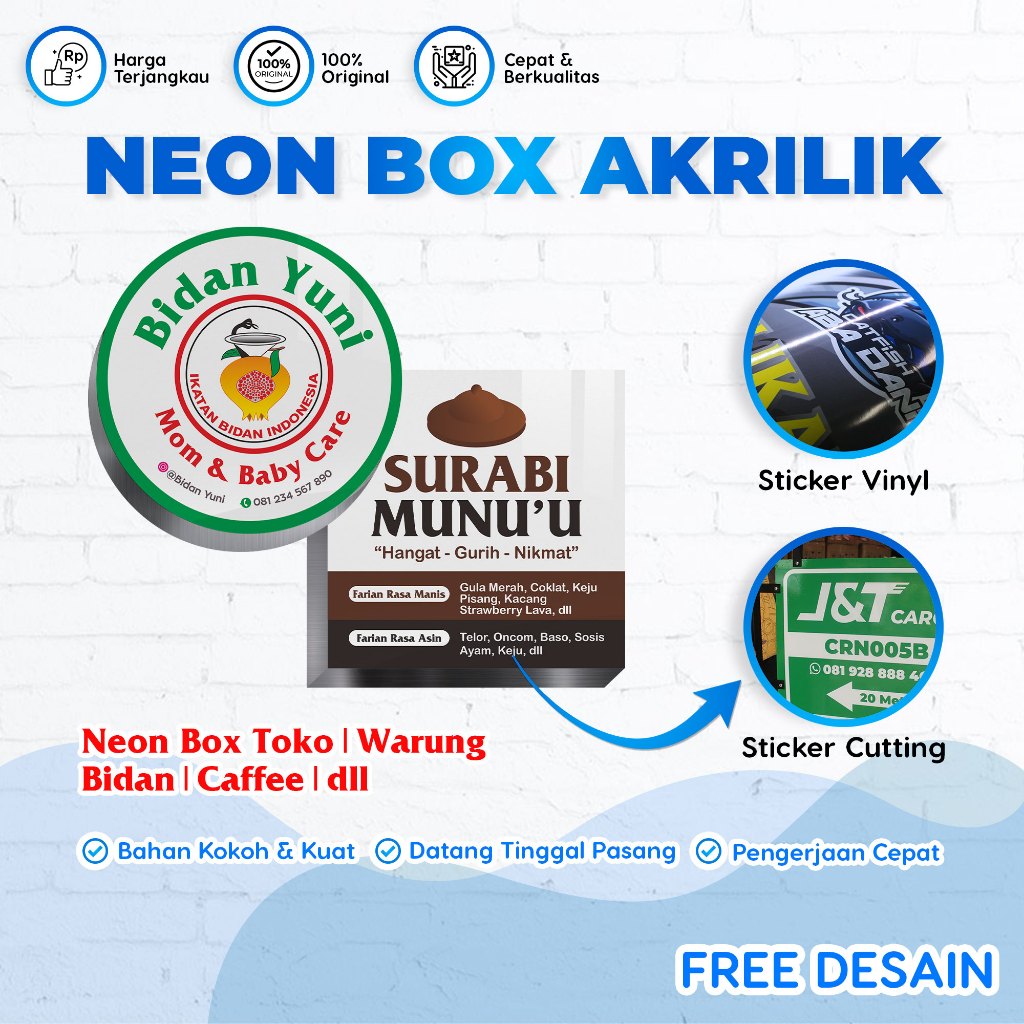 Jual NEON BOX, NEON BOX ACRYLIC, NEON BOX OUTDOOR, NEON BOX BULAT, NEON ...