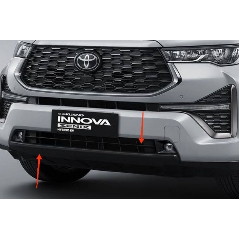 Jual Lam Grill Grille Bumper Bemper Depan Bawah Innova Zenix Hybrid ...