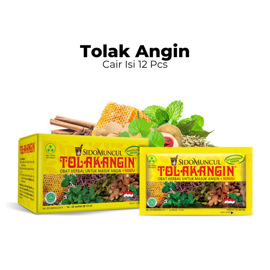Jual Tolak Angin Plus Madu - 12 Sachet / 1Box /Obat Masuk Angin ...