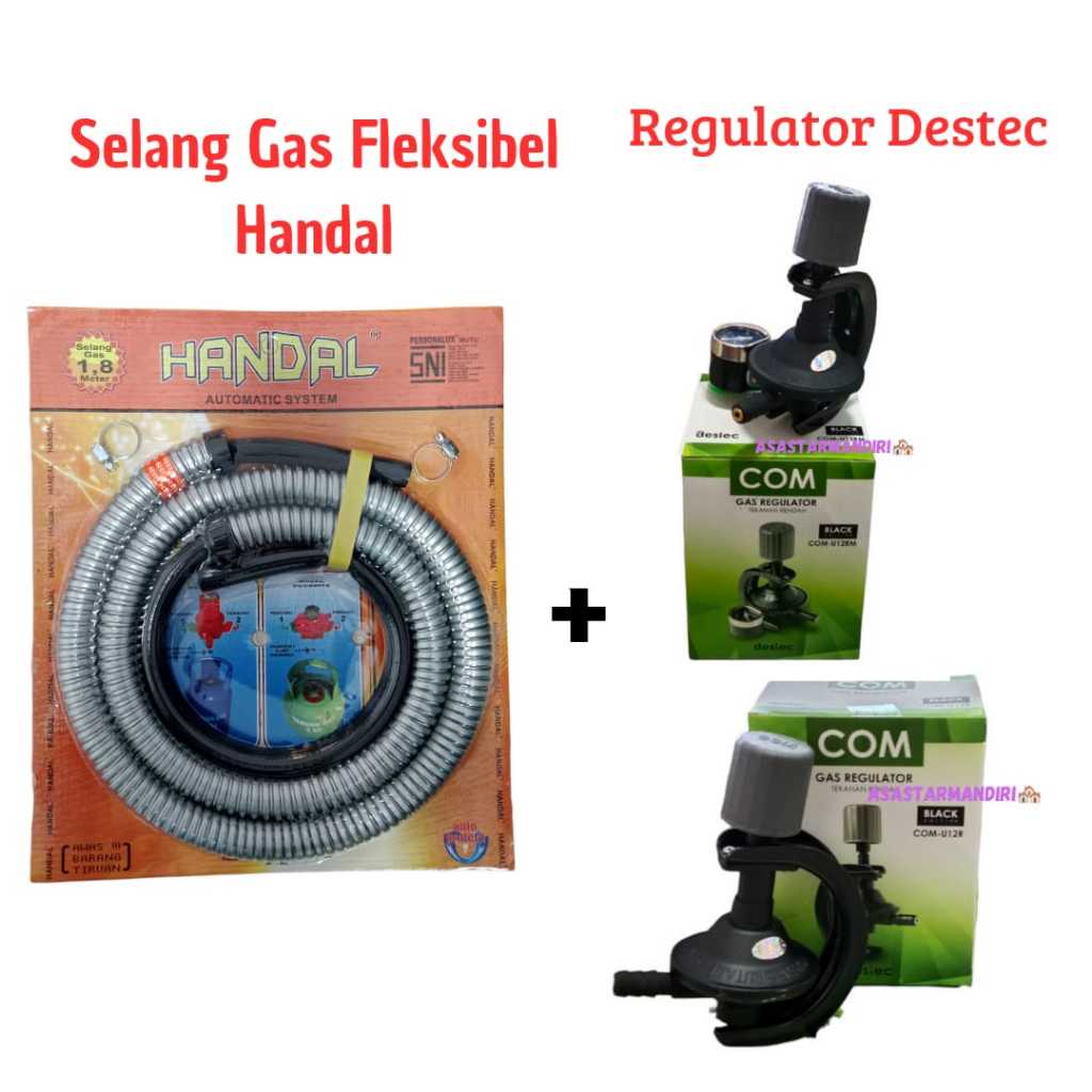 Jual Regulator Gas Destec Meter U12RM & Non Meter U12R/Regulator Kompor ...
