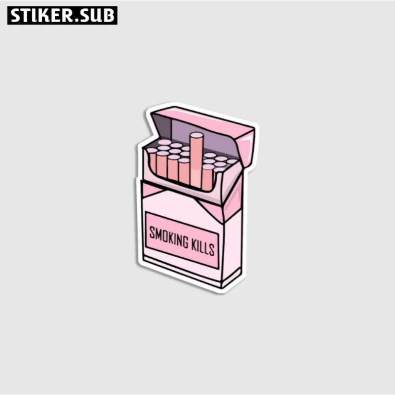 Jual Stiker|sticker smoking killss|sticker aesthetic|sticker laptop ...