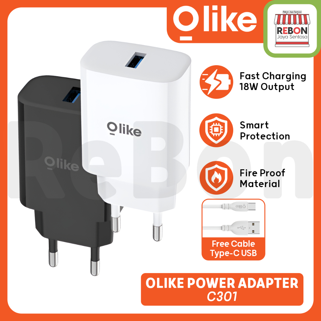 Jual Olike Power Adapter Quick Charger C301 | Shopee Indonesia