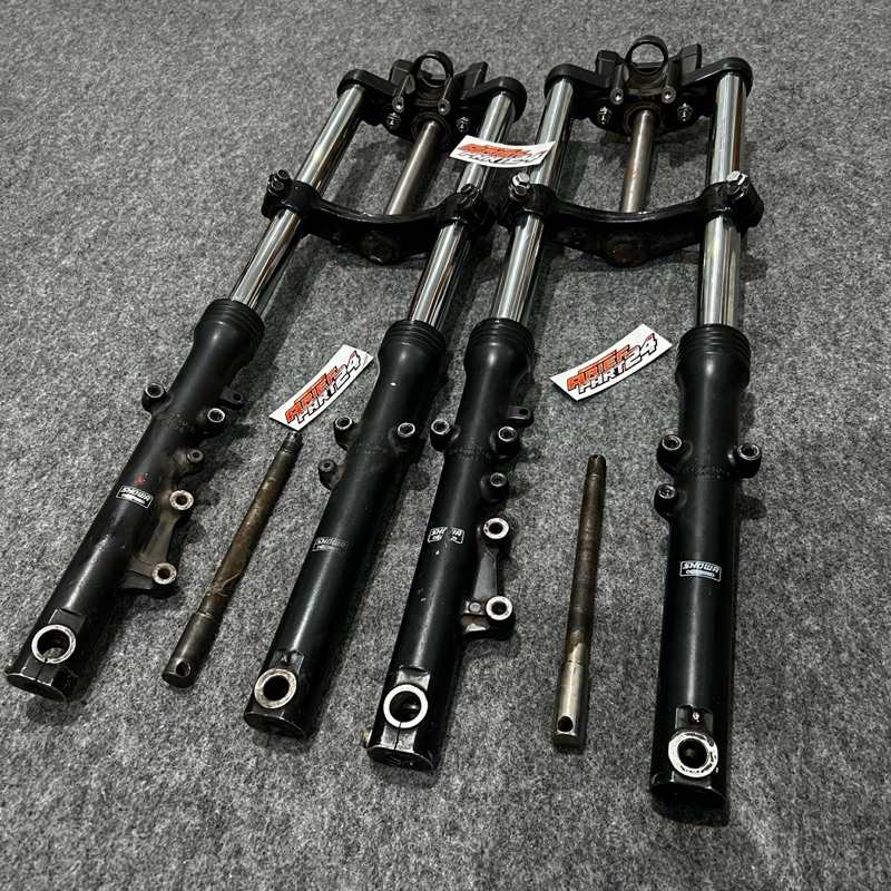 Jual shock skok ninja rr new pnp Honda skok depan ninja original pnp ...